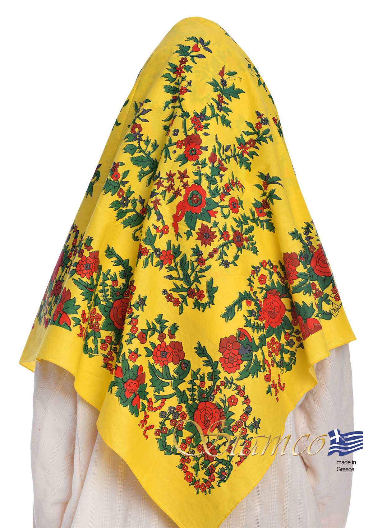 Traditional Greek Cotton Scarf of East of Petrota - Thrace Thraki ...