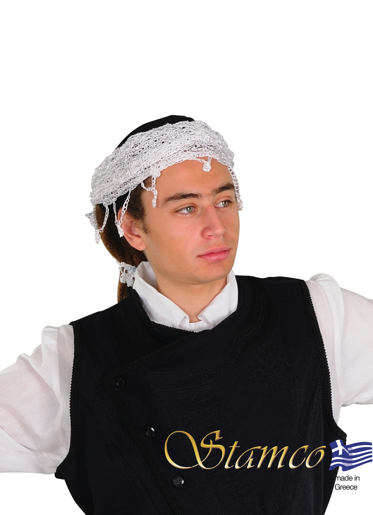 Crete Headtie Traditional Greek Costume : greek-traditional-costumes.com