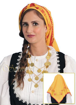 Traditional Scarf Traditional Greek Costume : greek-traditional ...