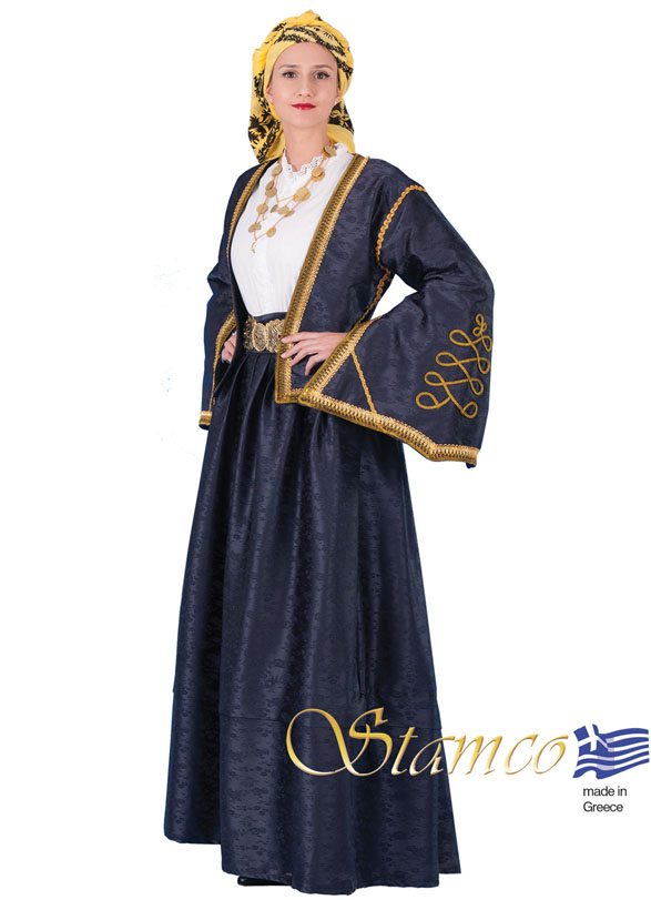Asia Minor Woman Traditional Greek Costume : greek-traditional-costumes.com