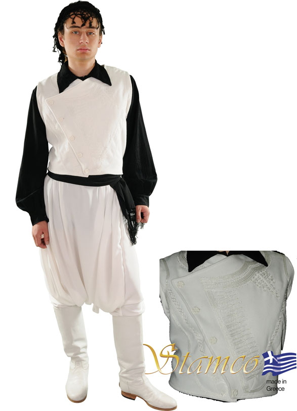 Crete Men Embroidery Traditional Greek Costume : greek-traditional ...